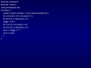 COURSE INTRODUCTION TO C++ PROGRAMMING LANGUAGE (CONTINUATION) | PPT