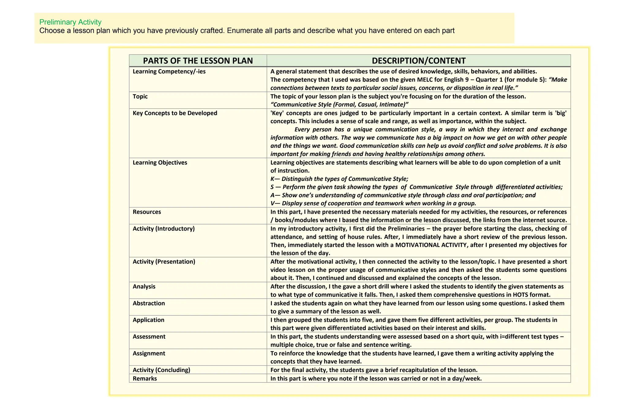 Teachers Induction Program Course 3 Answer Key | DOCX