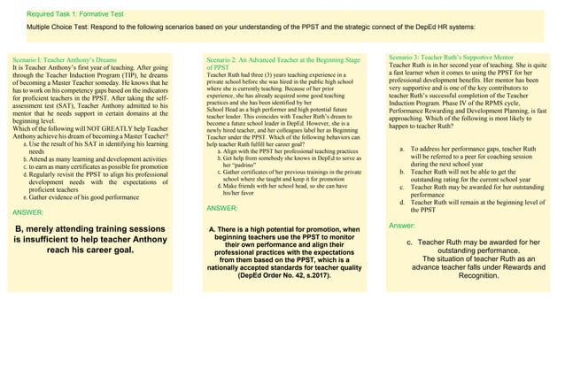 Teachers Induction Program Course 3 Answer Key | PPT