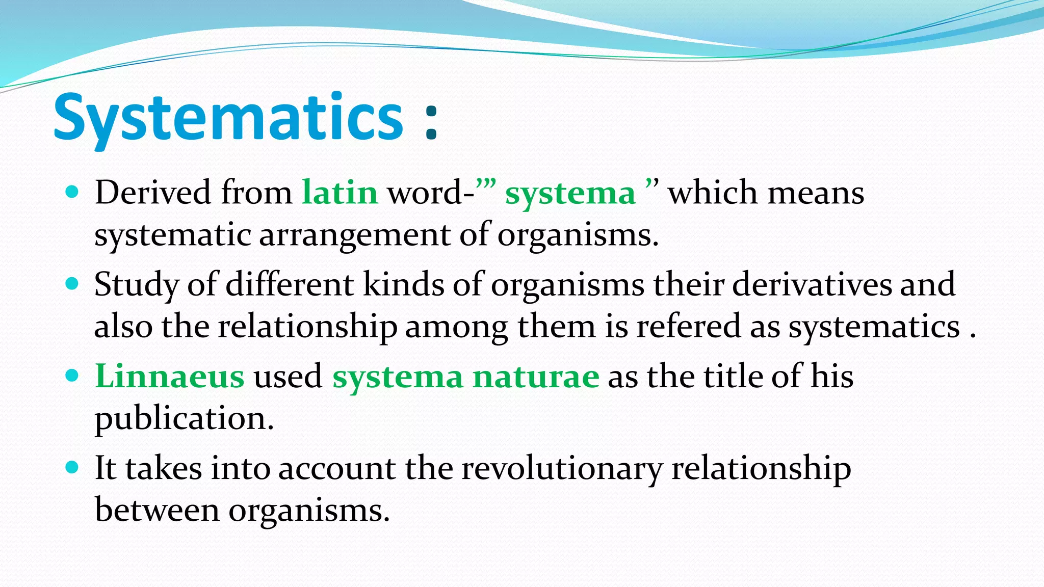 TAXONOMICAL CATEGORIES | PPTX