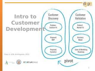 Course 4 - Intro Customer Development | PPT