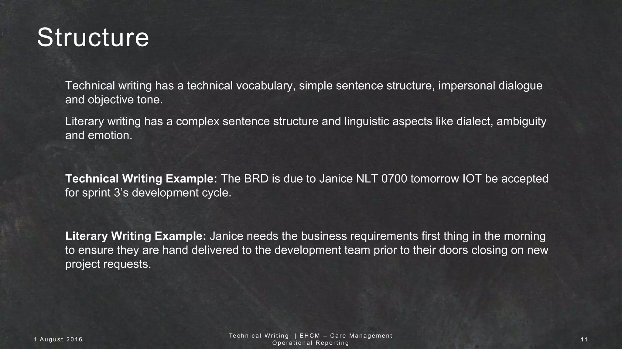 Technical Writing | PPTX