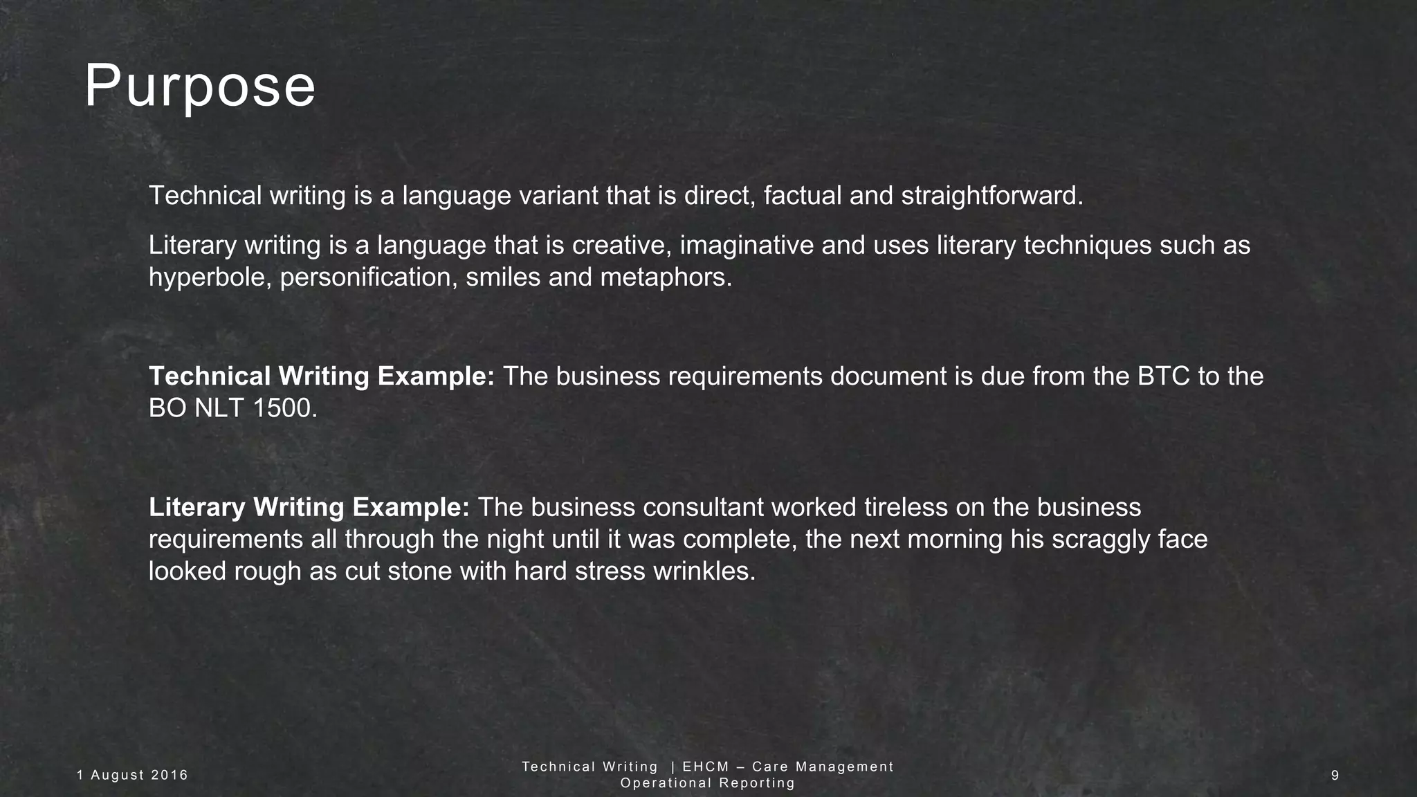 Technical Writing | PPTX