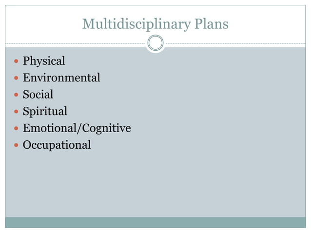 Wrap Around Services And Multidisciplinary Treatment | PPT