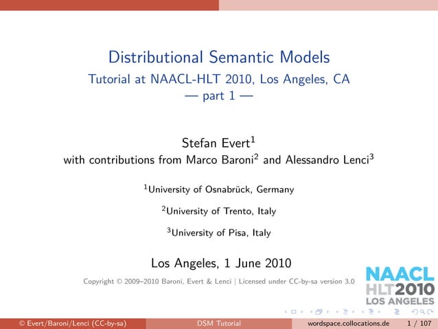 Distributional semantic models | PDF | Food & Drink