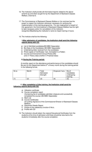education Course agreement | PDF