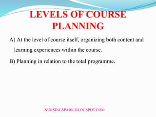 Course Plan and Unit Plan | PPT