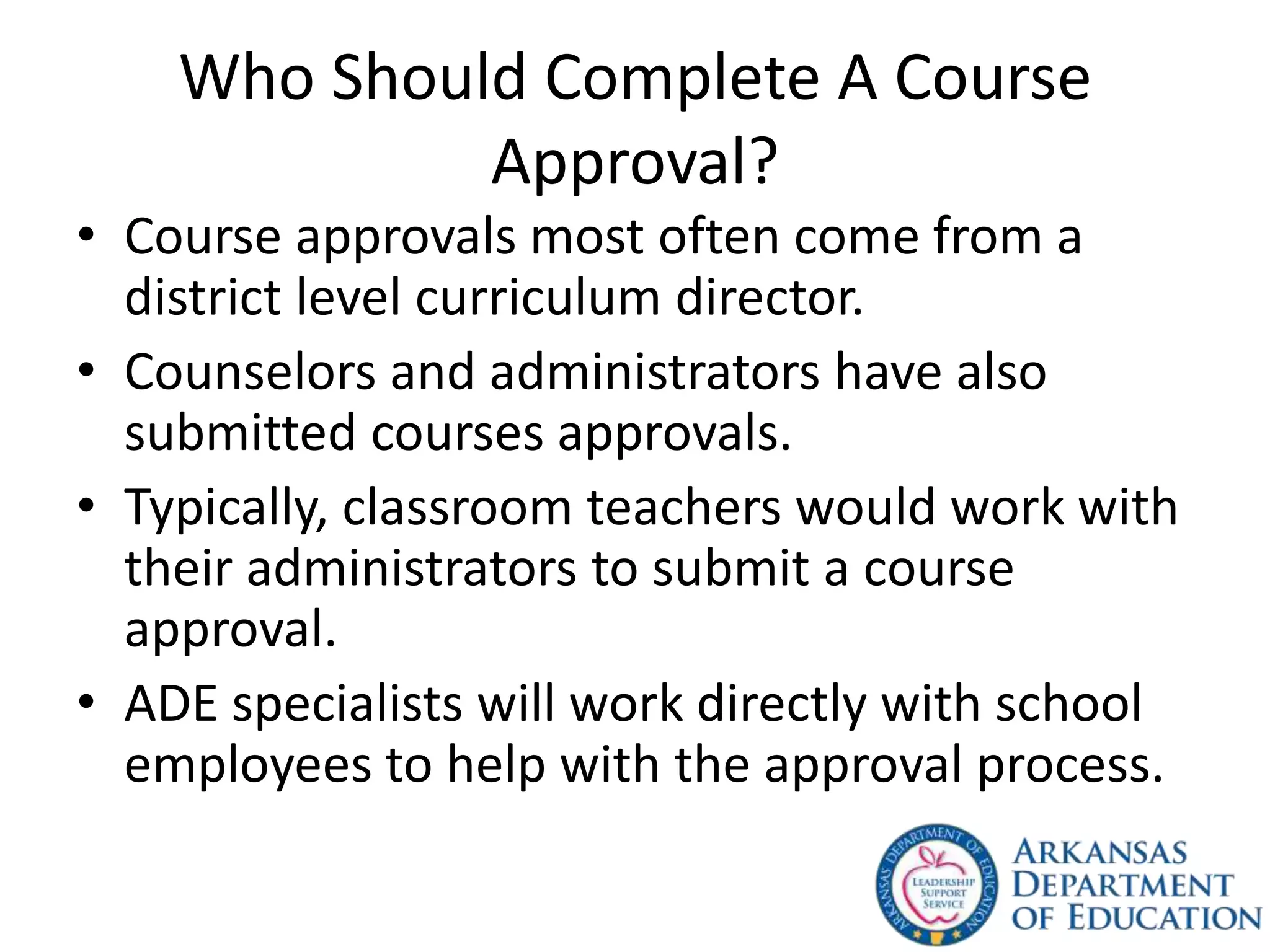 Course approval process_and_submission_presentation | PPTX