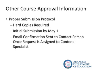 Course approval process_and_submission_presentation | PPTX