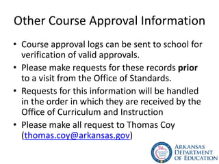 Course approval process_and_submission_presentation | PPTX