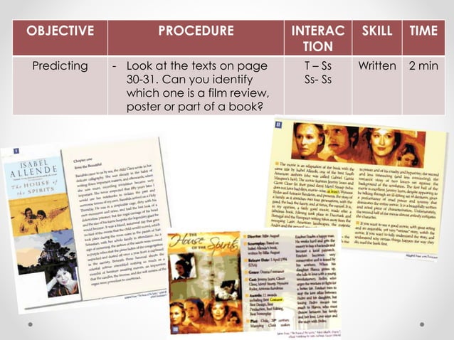 Coursebook Lesson Plan | PPT