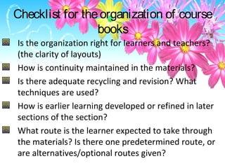 Course book evaluation | PPT