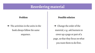 Coursebook materials | PPTX