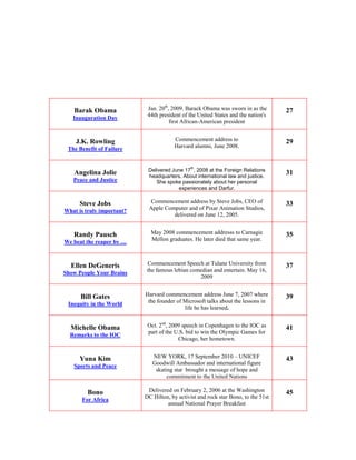 20 Famous Speeches - sample | PDF