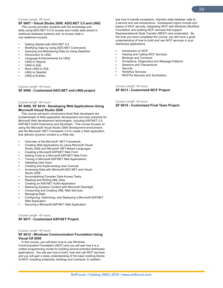 SetFocus Course Catalog | PDF