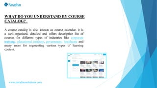 Course Catalog PPT | PPTX