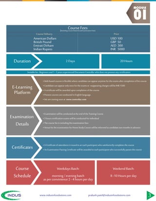 Document Management and Record Management courses | PDF