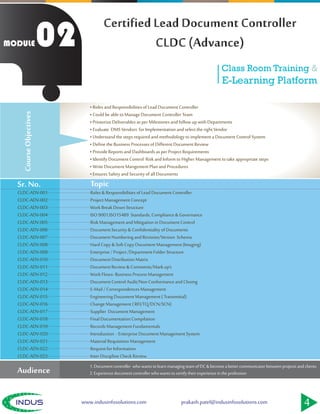 Document Management and Record Management courses | PDF