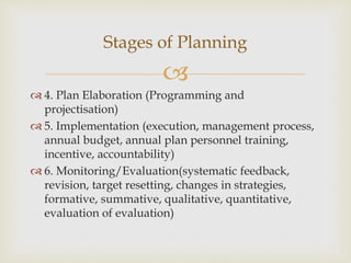 Educational Planning Process in Pakistan | PPTX
