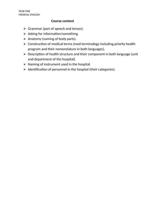 course content english medical nurse.docx