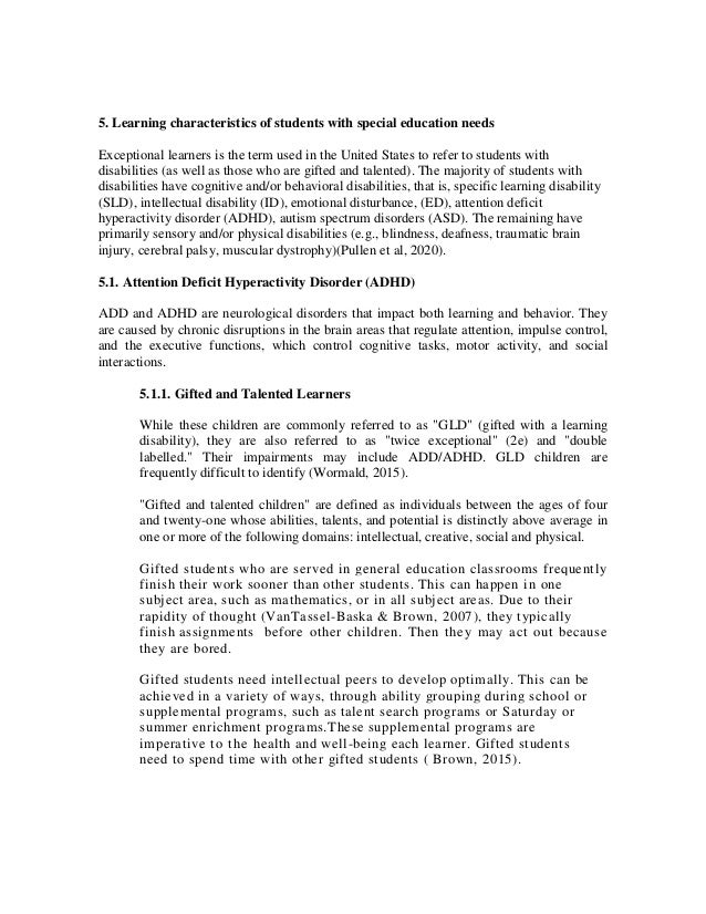 Foundation of Special and Inclusive Education | PDF