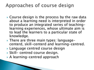 Course design | PPTX