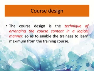 Course design | PPTX