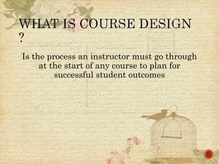 Course design | PPTX