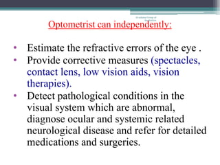 Optometry course Details | PPT