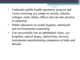 Optometry course Details | PPT