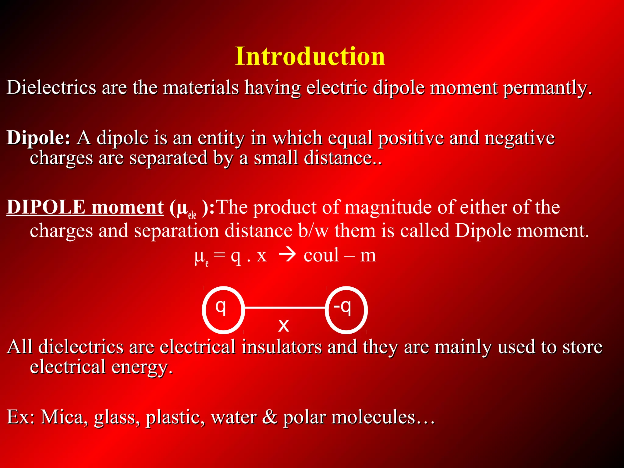 Course dielectric materials | PPT