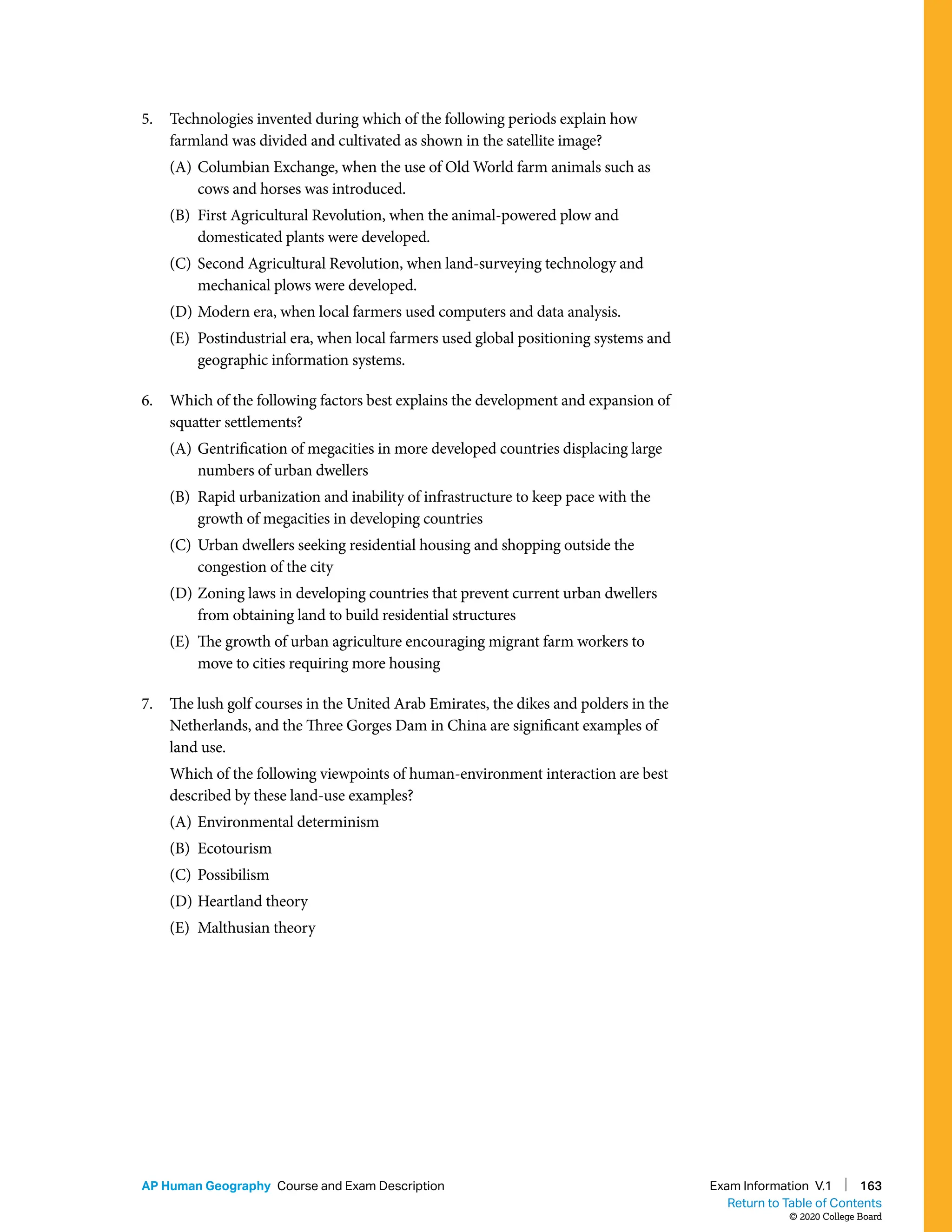 Course Discription for Human Geography AP | PDF