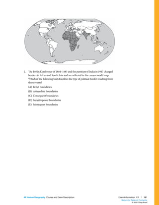 Course Discription for Human Geography AP | PDF