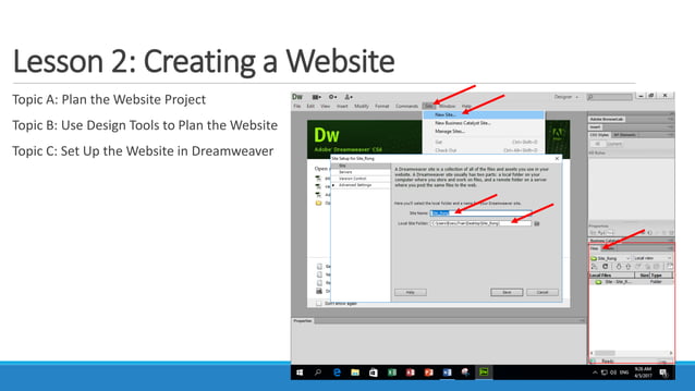 intro dreamweaver | PPT