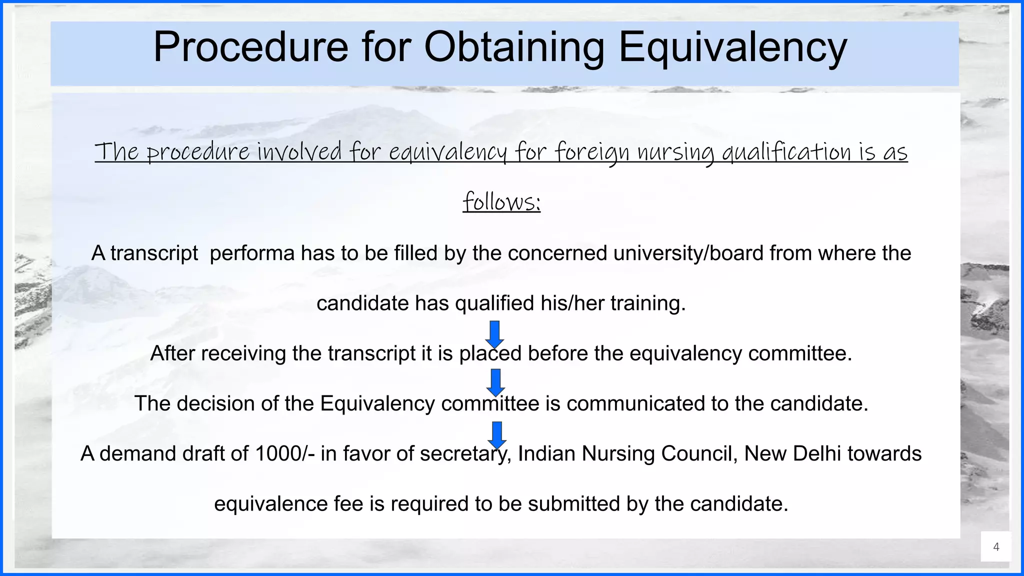 Course Equivalency, Transcript and Credit System. | PPTX