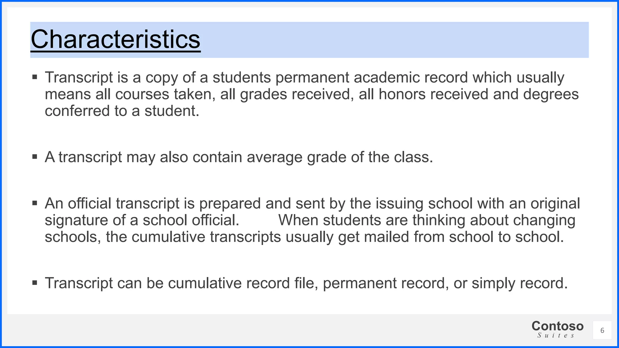Course Equivalency, Transcript and Credit System. | PPTX