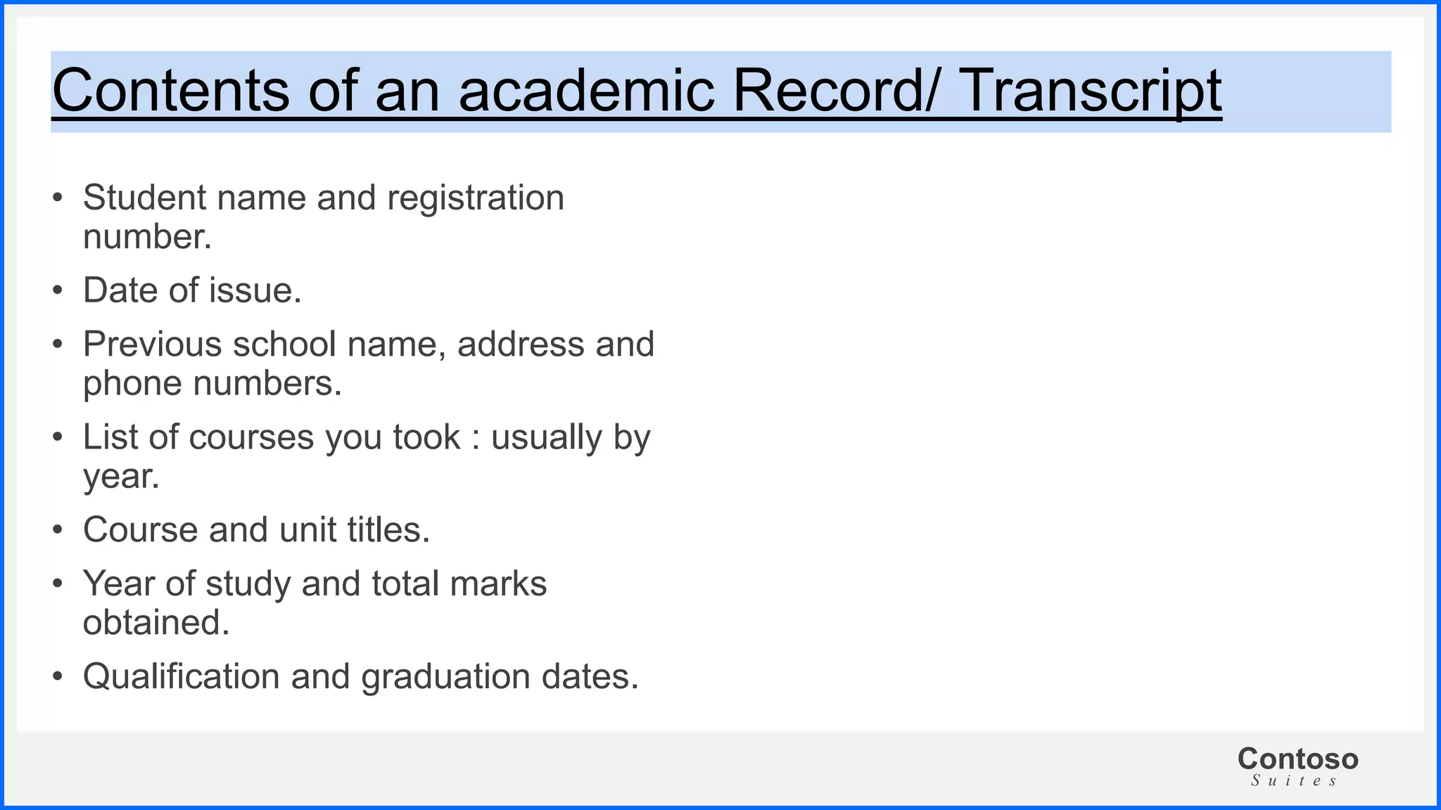 Course Equivalency, Transcript and Credit System. | PPTX