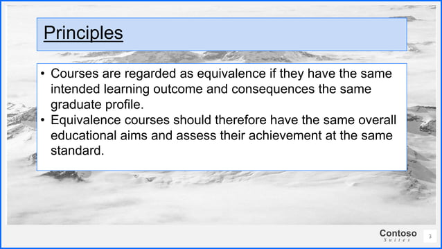 Course Equivalency, Transcript and Credit System. | PPTX | College ...