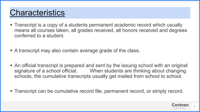 Course Equivalency, Transcript and Credit System. | PPTX | College ...
