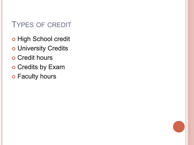 Course equivalency , transcript and credit system | PPTX
