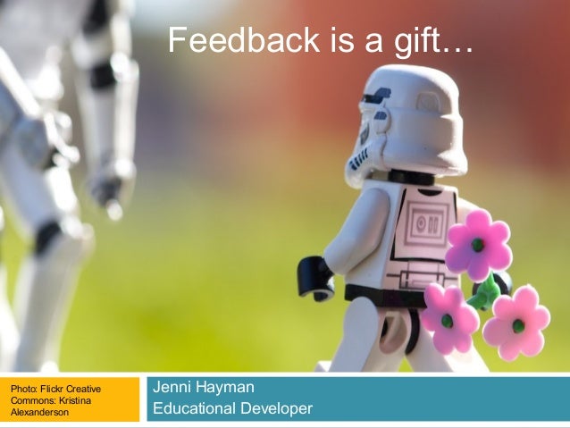 Feedback is a Gift