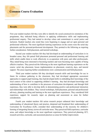 Course evaluation summary report | PDF