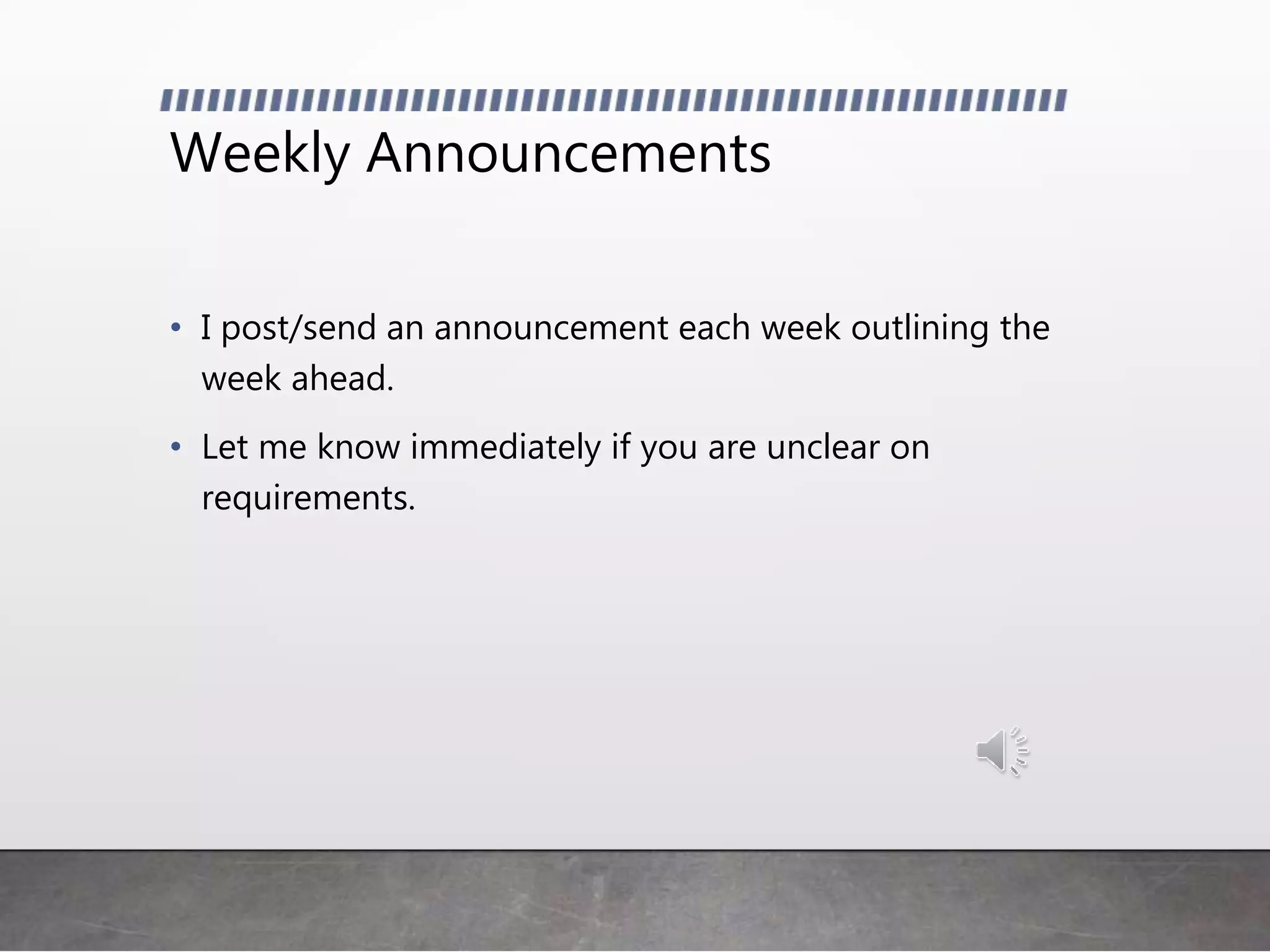 Course expectations | PPT