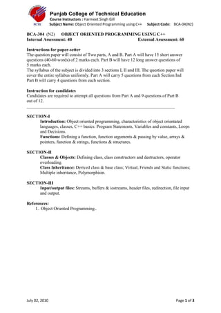 Course File c++ | PDF