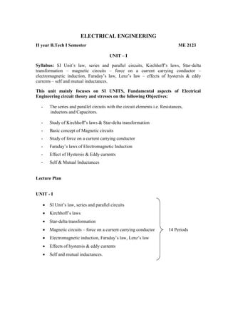 Electrical Electronics engineering document | PDF