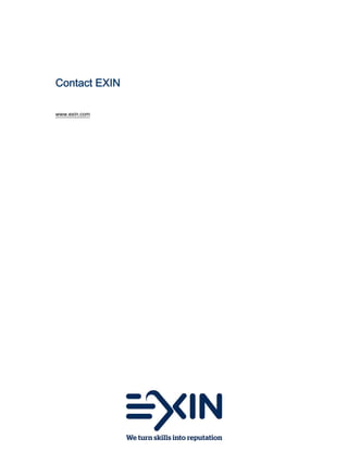 EXIN Cloud Computing Foundation basic training material | PDF