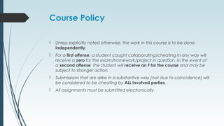 Course guidlines course book it 3548 | PPT