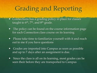 Course info ppt 7th grade | PPTX | Education