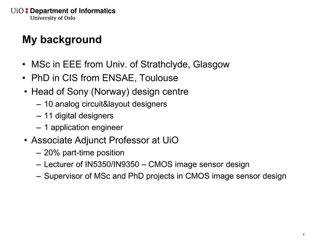 CMOS Image Sensor Design_Course information slides.pdf