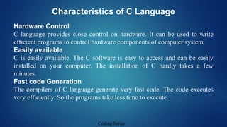3. Introduction to C language ||Learn C Programming Complete. | PPT